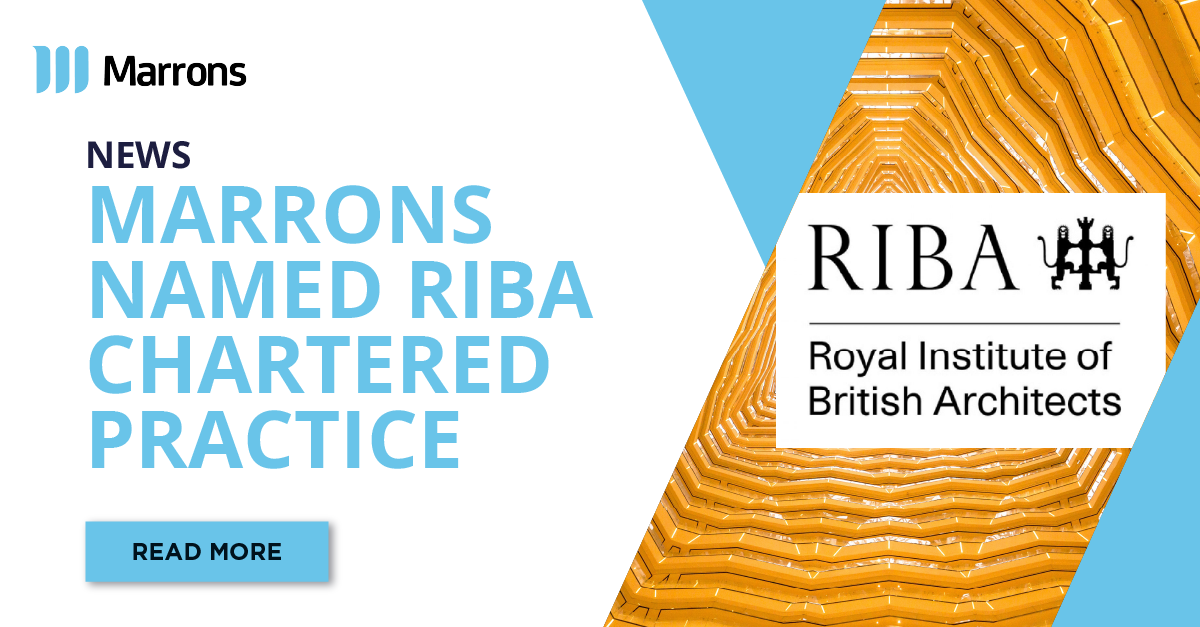 Marrons named RIBA chartered practice | Marrons
